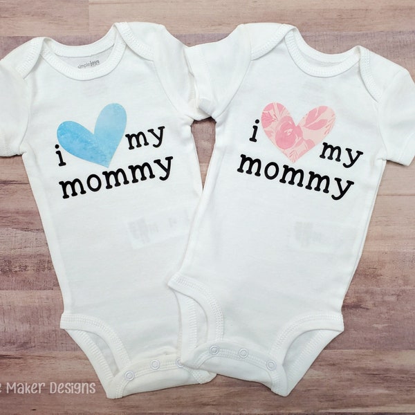I Love Mommy - Etsy