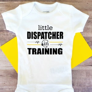 Little Dispatcher in Training Bodysuit, 911 Dispatcher Baby Gift, Thin ...