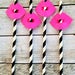Lips Party Straws Kisses Straw Toppers Hot Pink Lips Paper - Etsy