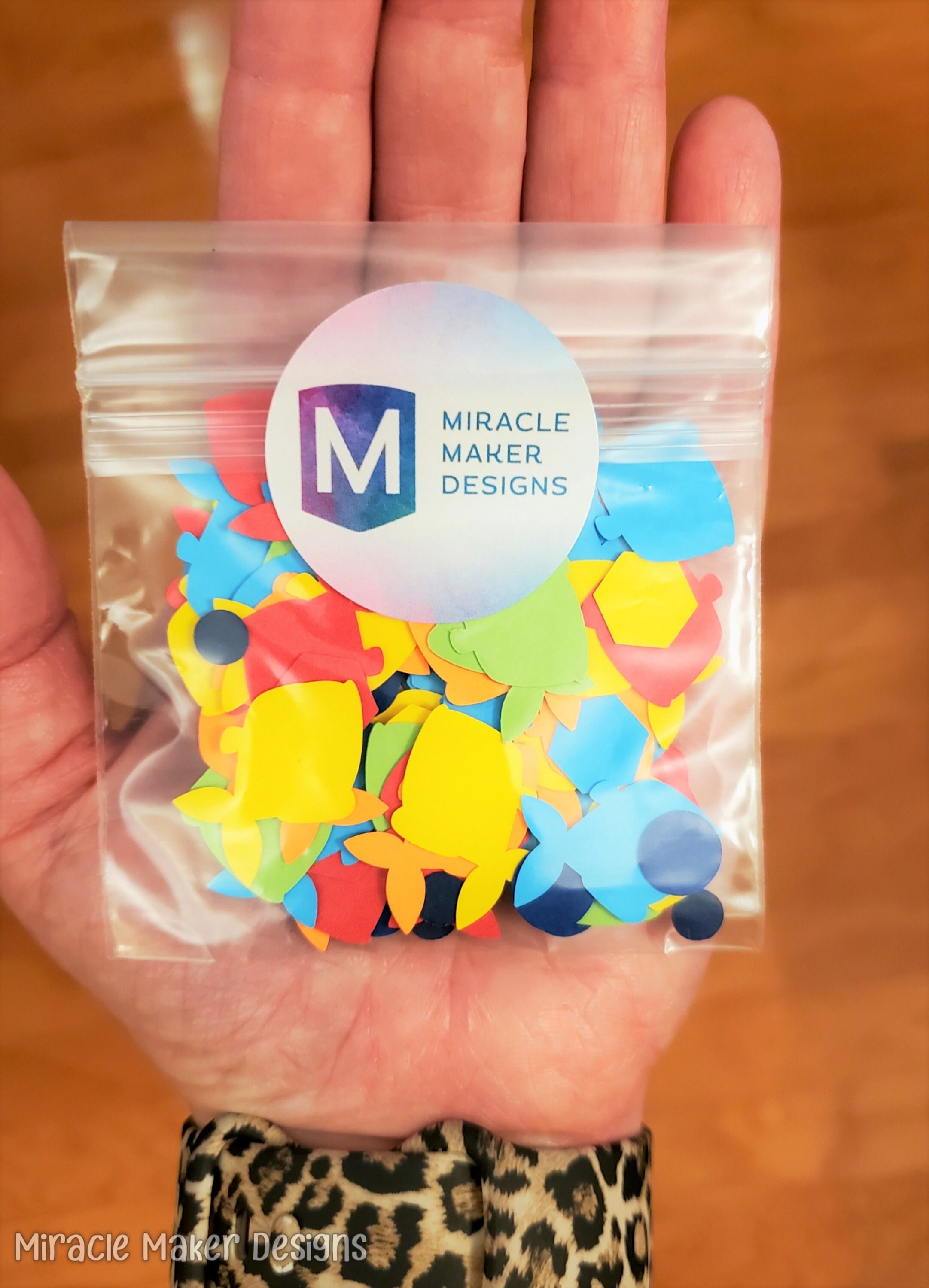 Colorful Fish Table Confetti, Ofishally One Table Scatter, Fishing ...