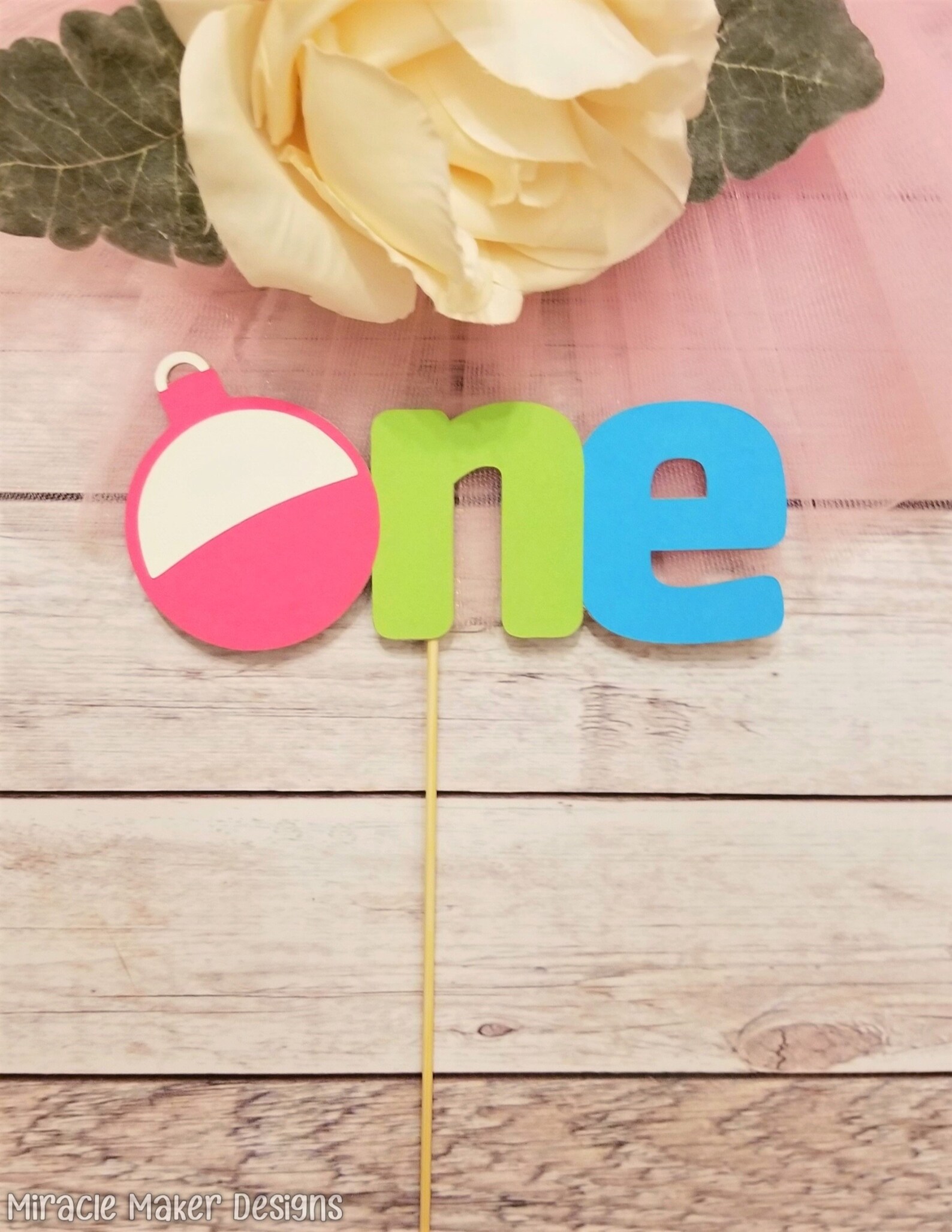 Pink Ofishally One Cake Topper the Big One Cake Topper - Etsy