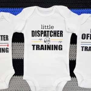Little Dispatcher in Training Bodysuit, 911 Dispatcher Baby Gift, Thin ...