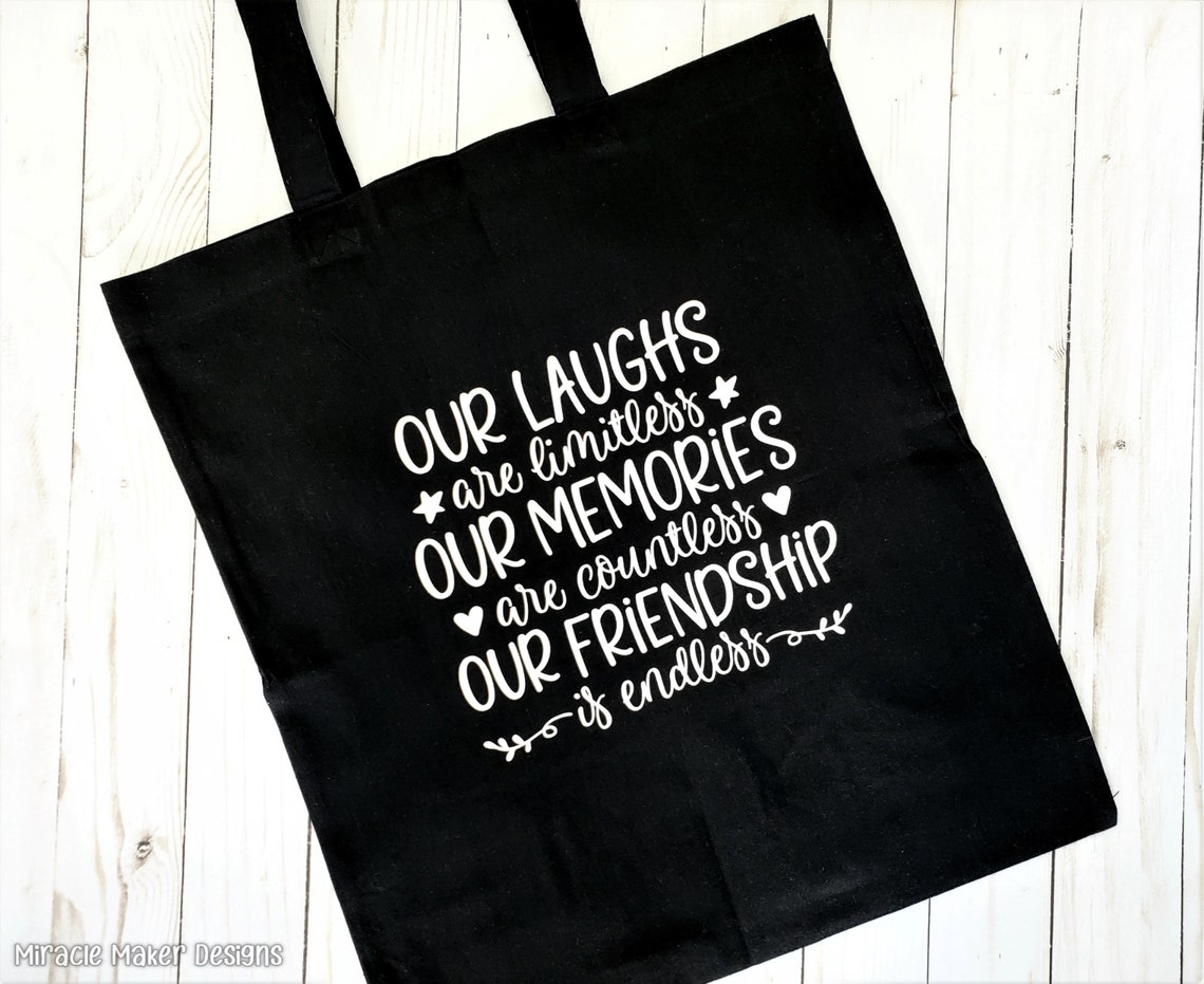 Friendship Tote Bag Best Friend Tote Bag Best Friend Gift - Etsy