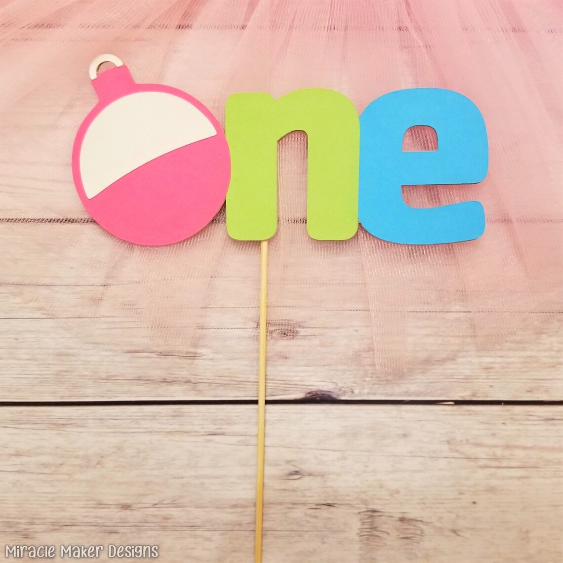 Pink Ofishally One Cake Topper the Big One Cake Topper - Etsy