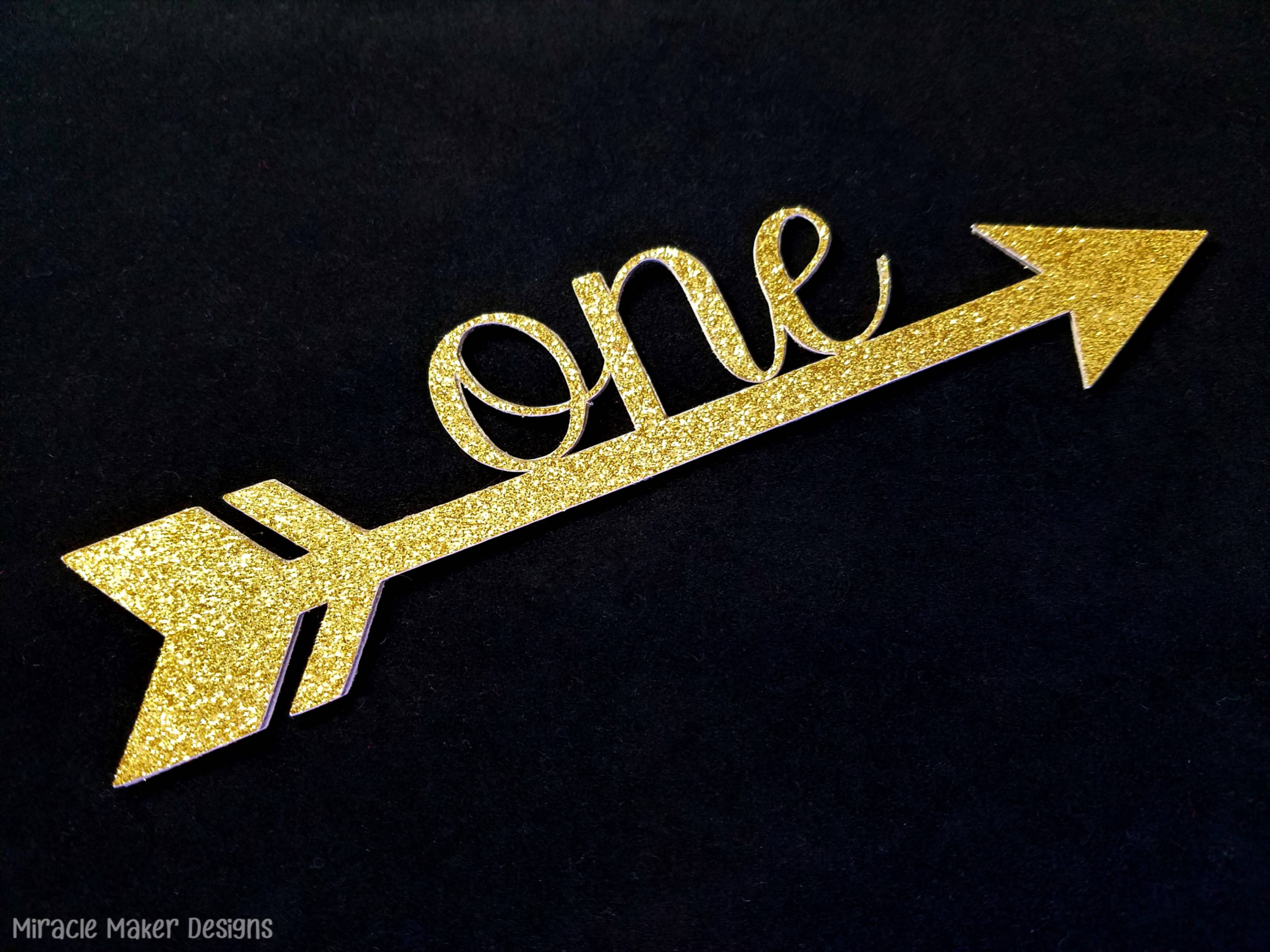 One Cake Topper, Gold Glitter Cake Topper, First Birthday Cake Topper ...