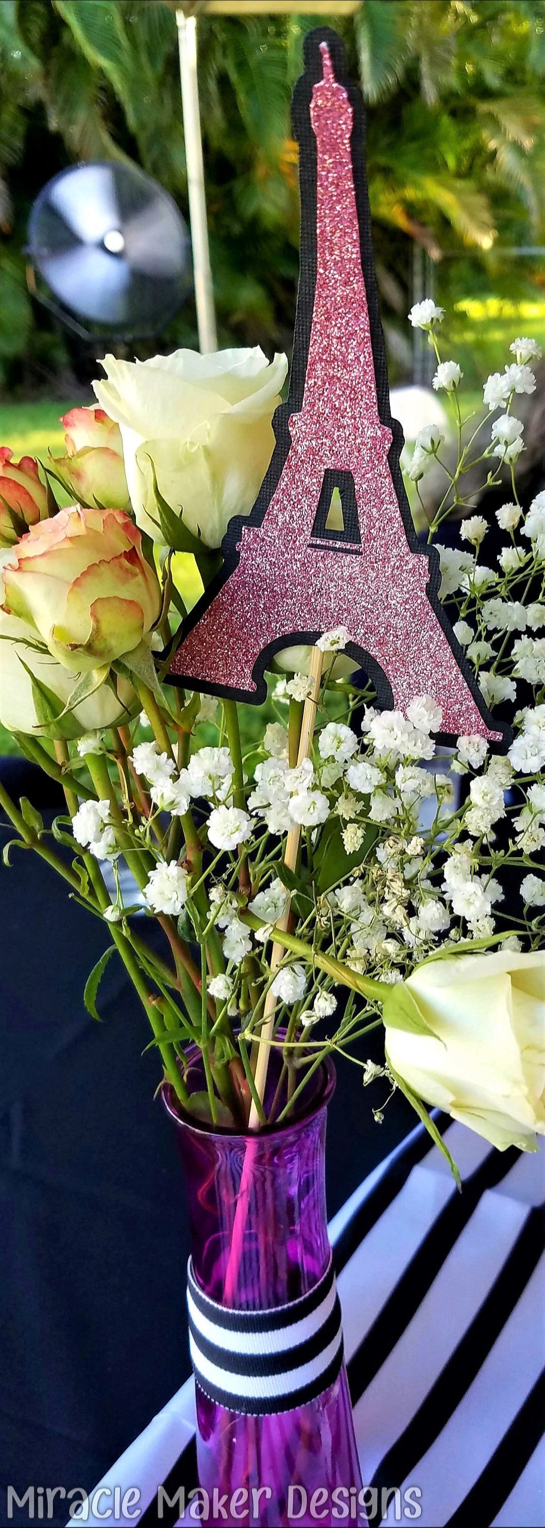 Paris Eiffel Tower Centerpieces, Parisian Table Decorations, Paris ...