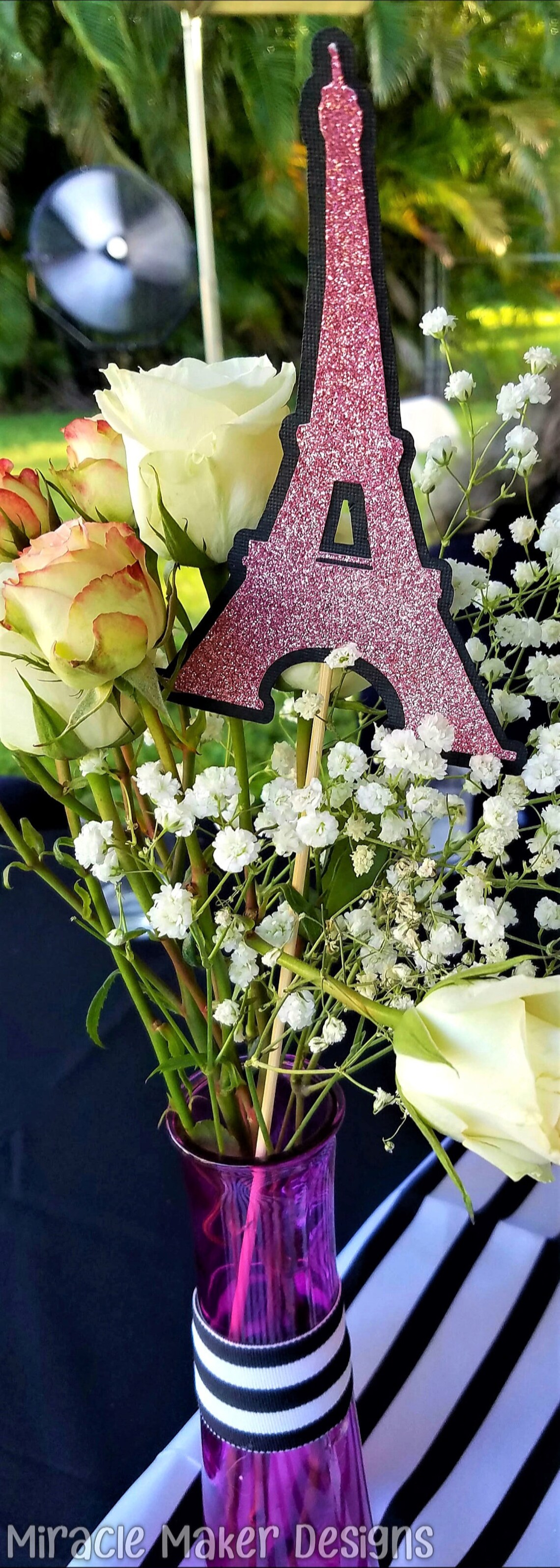 Paris Eiffel Tower Centerpieces Parisian Table Decorations - Etsy