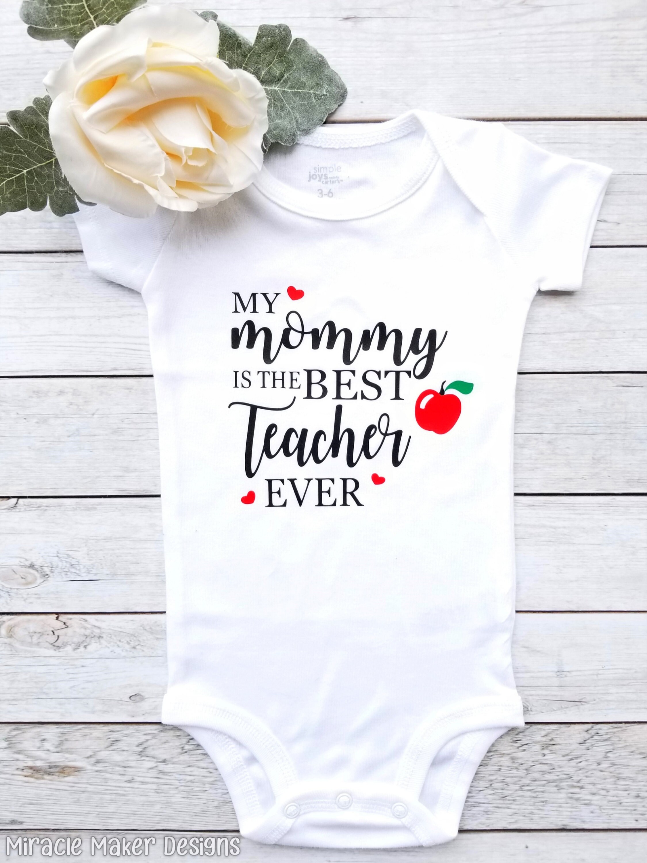 Best Teacher Ever Baby Bodysuit Future Teacher Mom Is A | Etsy