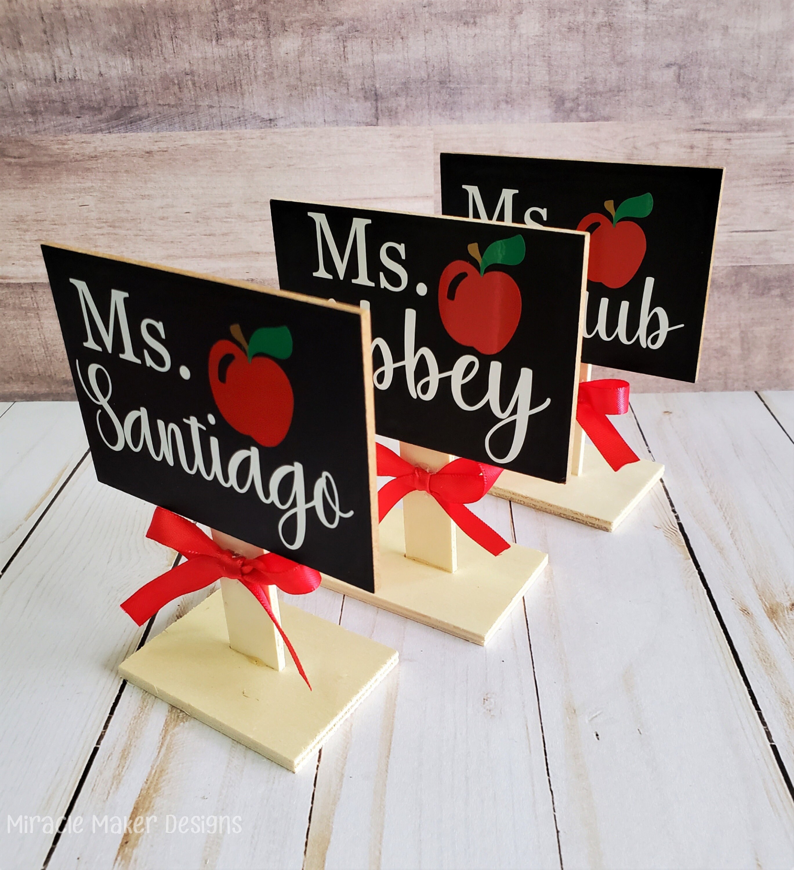 Personalized Teacher Name Sign, Teacher Sign for Desk, Personalized ...