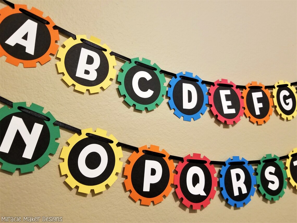 Alphabet Banner ABC Banner Classroom Banner Classroom - Etsy