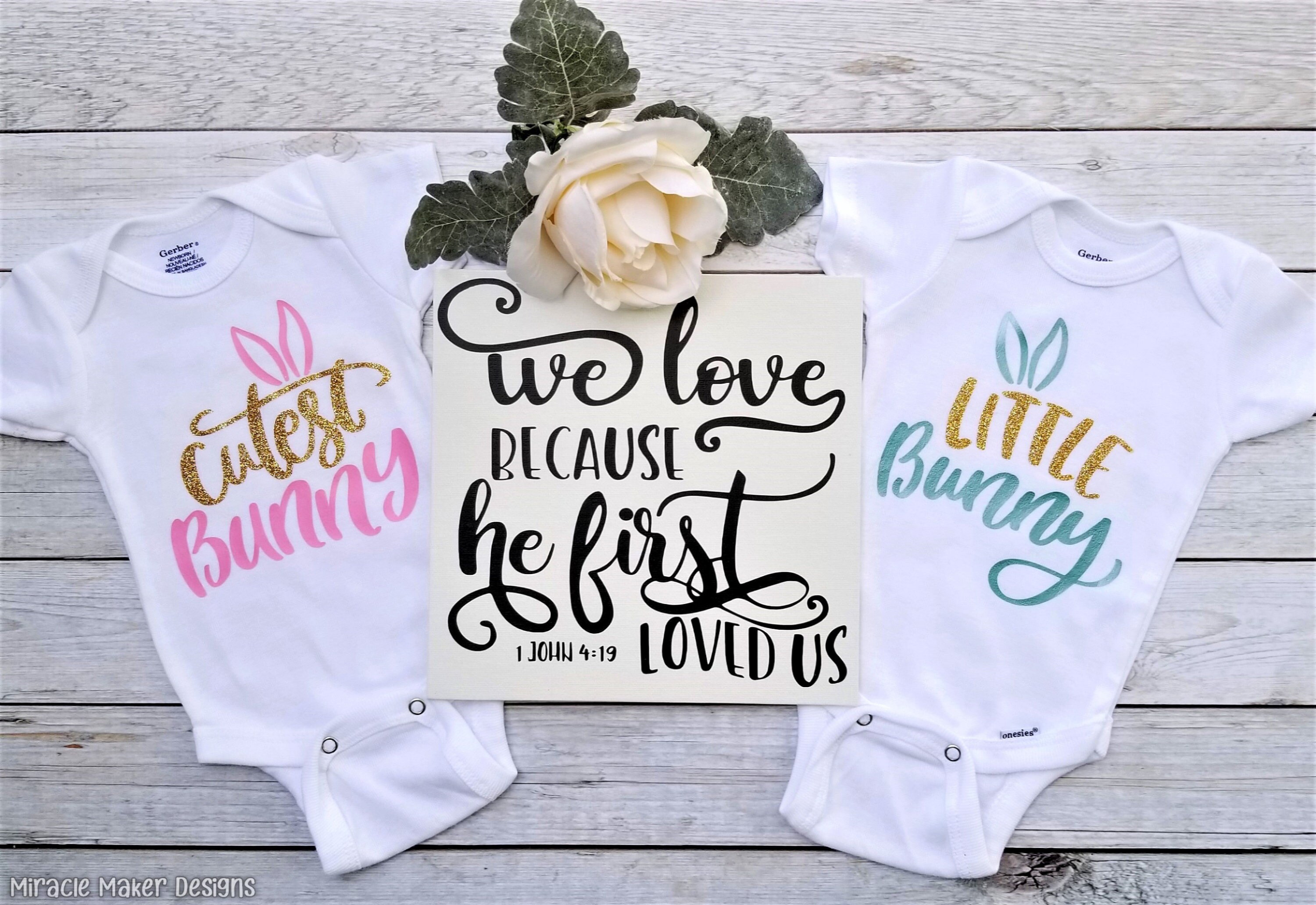 Cutest Bunny Easter Bodysuit My First Easter Baby Easter | Etsy