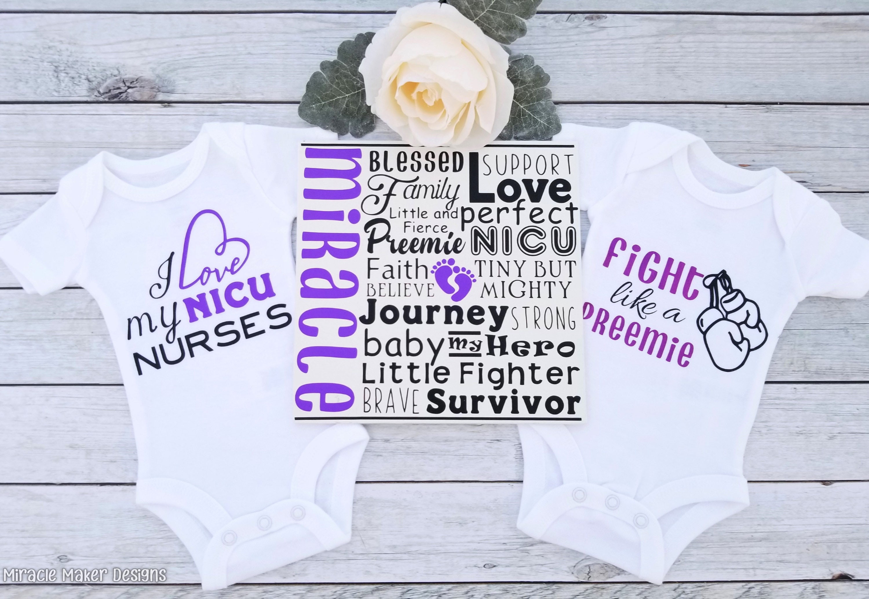 NICU Miracle Subway Art Canvas Sign Subway Sign NICU Gift - Etsy