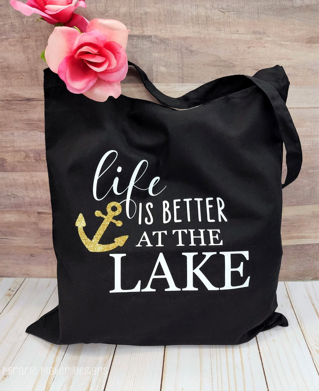 Life is Better at the Lake Tote Bag, Lake Life Tote Bag, Lake Gift ...