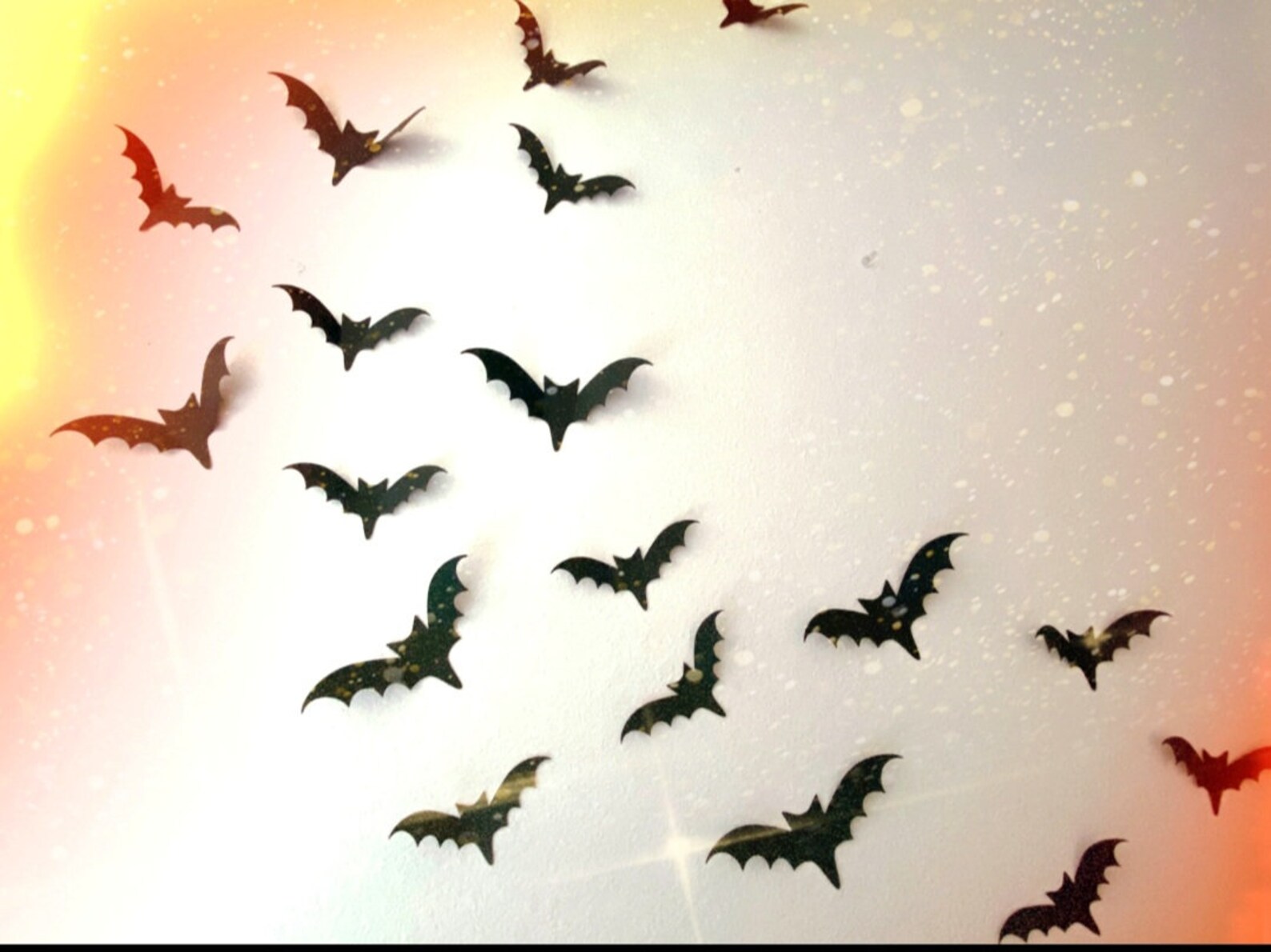 Halloween Bats Flying Bats 3D Bats Wall Decor Halloween | Etsy