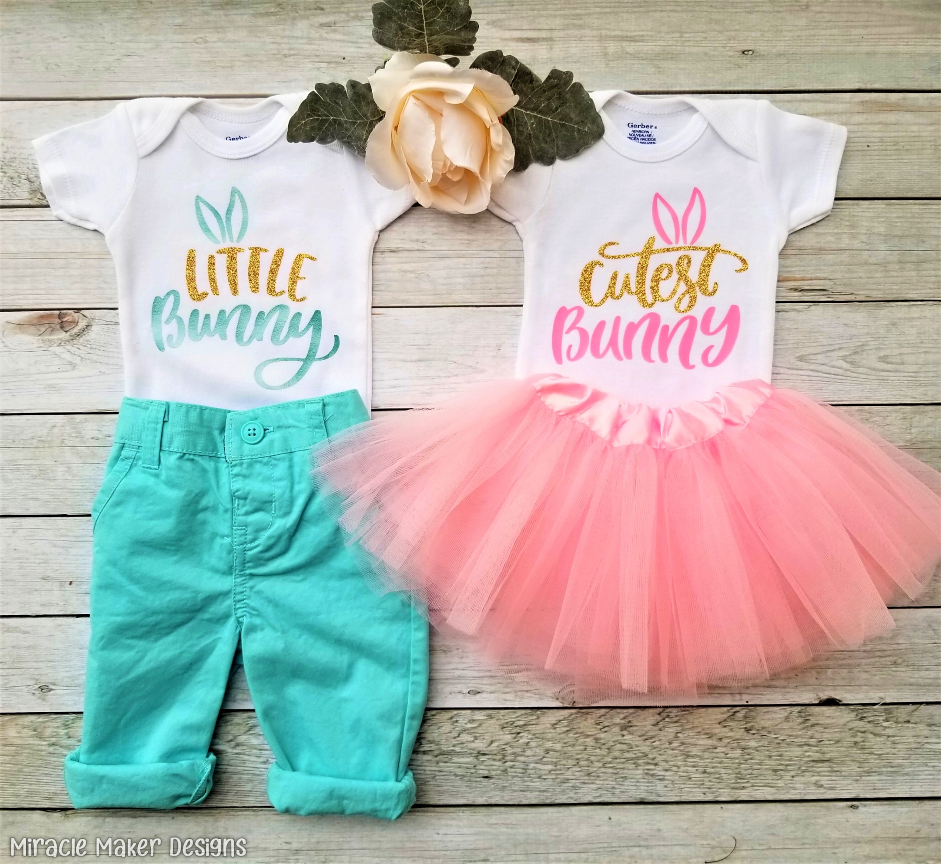 Cutest Bunny Easter Bodysuit My First Easter Baby Easter | Etsy