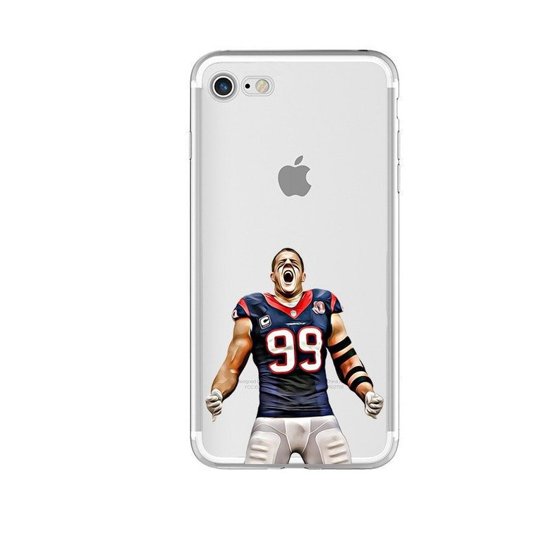 JJ Watt Case Houston Texans Clear Case Football Phone Case - Etsy