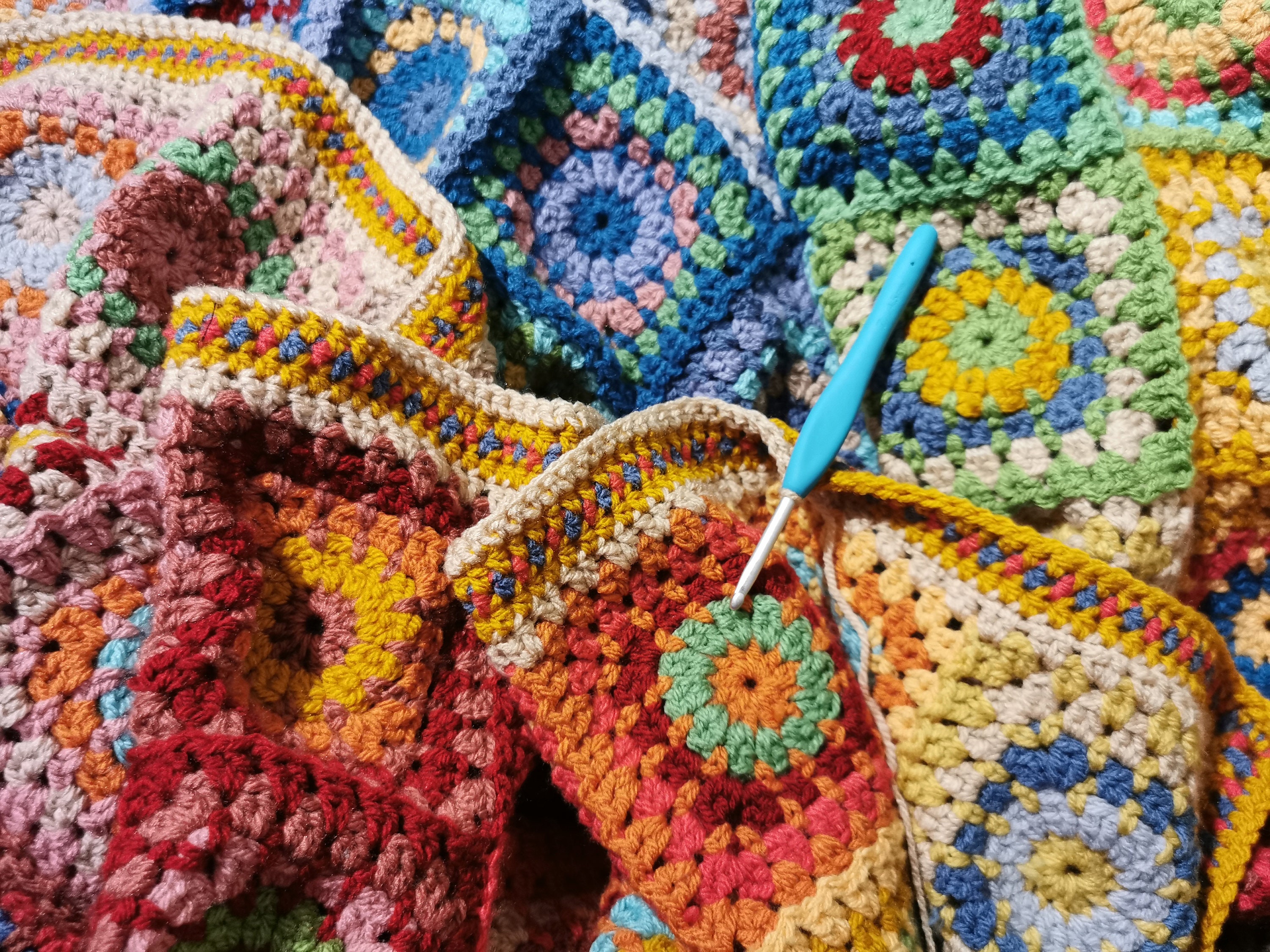 Madurai Blanket Crochet Pattern - Instant Digital Download PDF - Granny ...