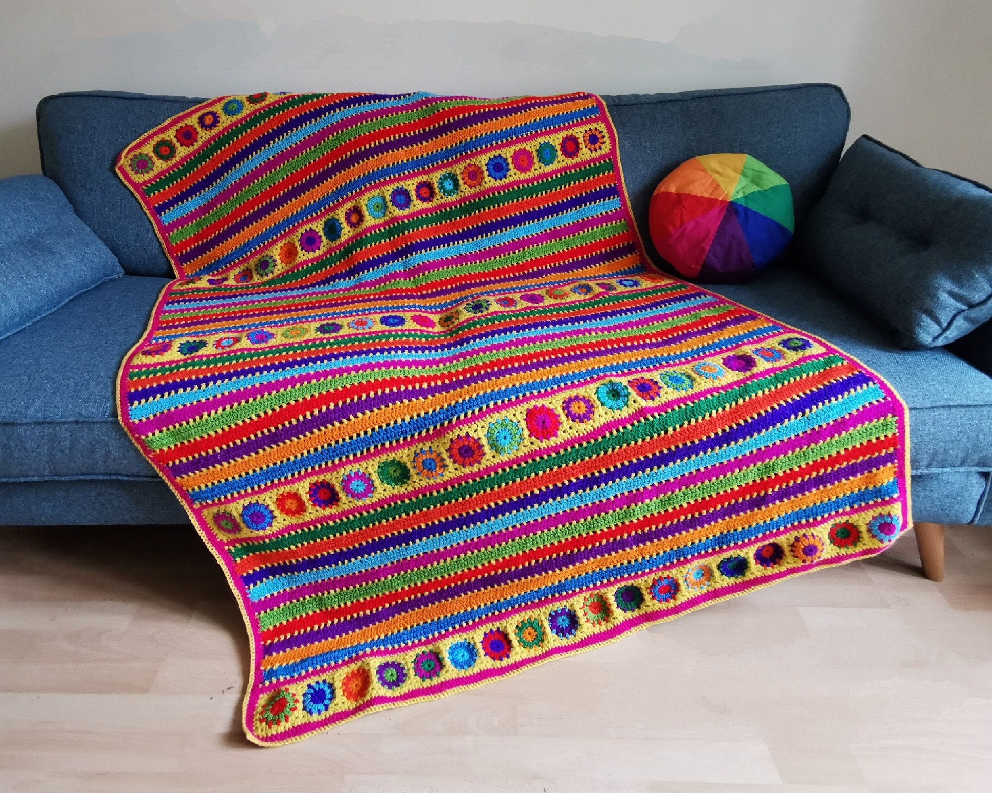 Indian Blanket Crochet Pattern