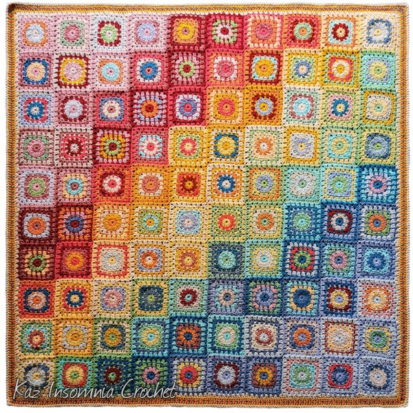 Granny Square Rug - Etsy