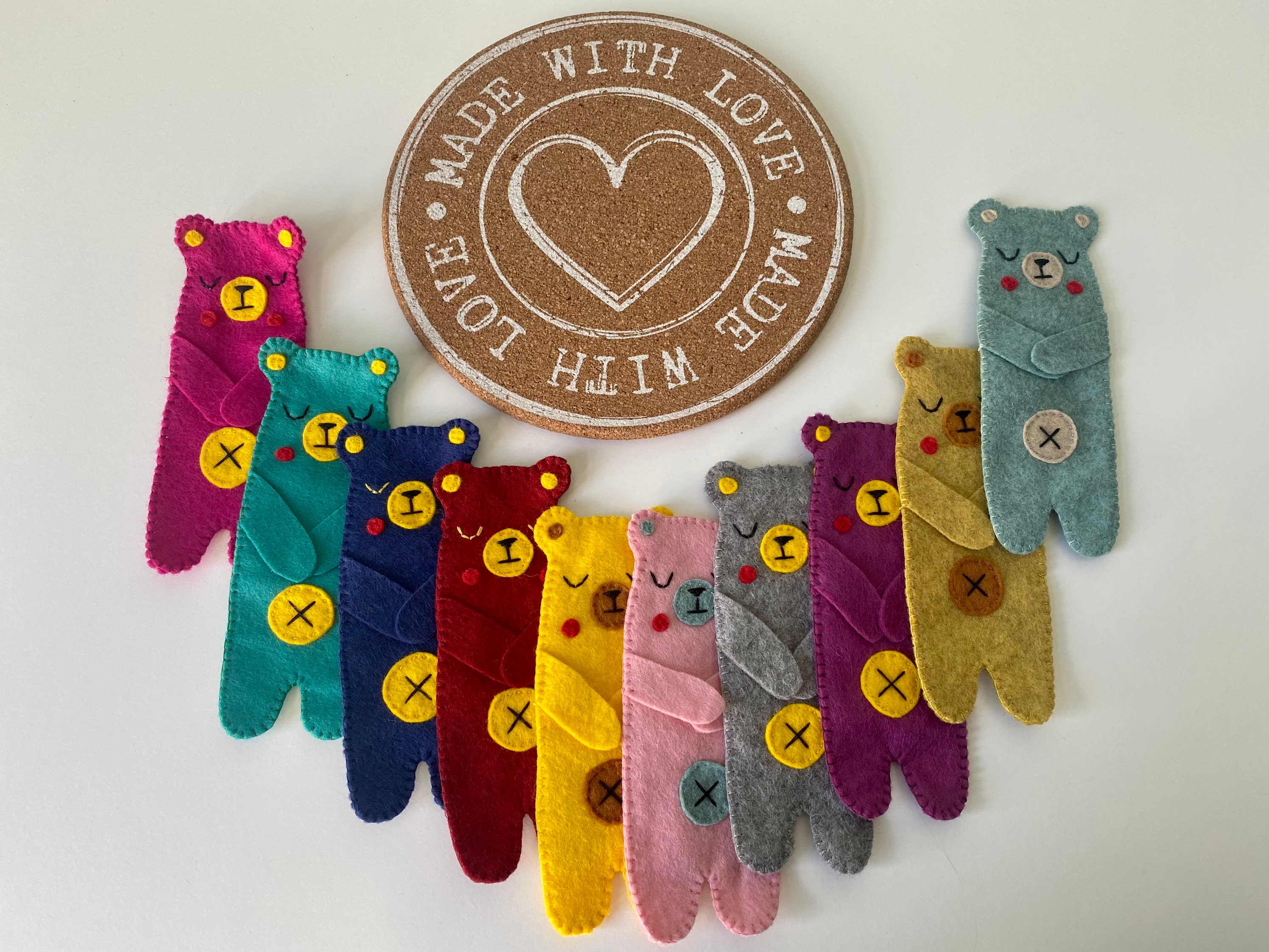 Bear Bookmark Polar Bear Bookmark Cute Bookmark White - Etsy UK