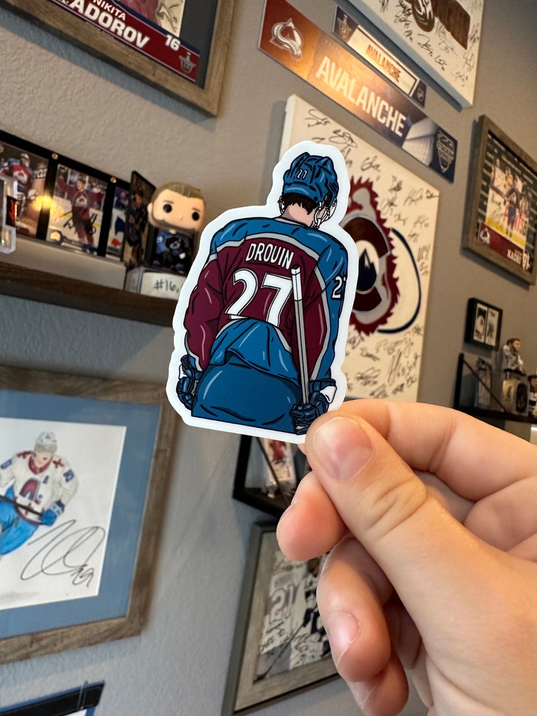 Jonathan Drouin Colorado Avalanche NHL Hockey Sticker - Etsy