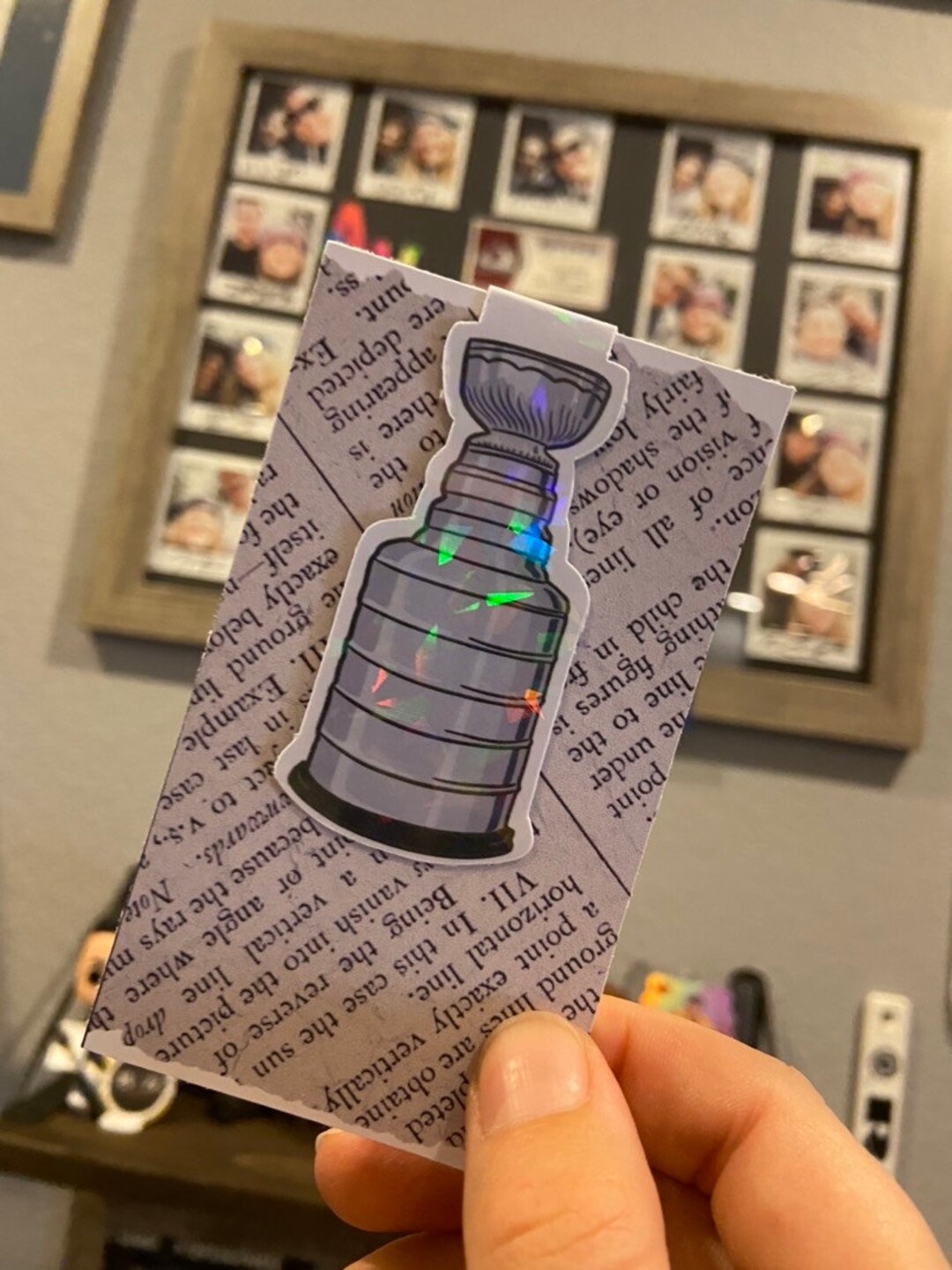 Lord Stanley Bookmark, Stanley Cup, Magnetic Bookmark, Planner ...