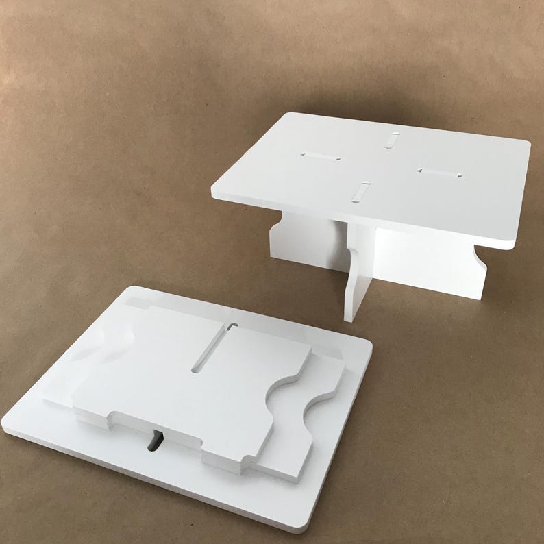Black or White Lightweight Collapsible Riser Set - (2 Risers in the Set ...