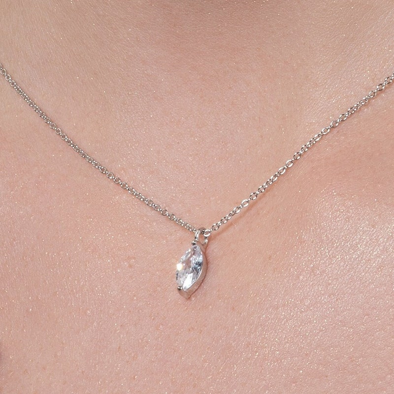 Silver Necklace - Etsy