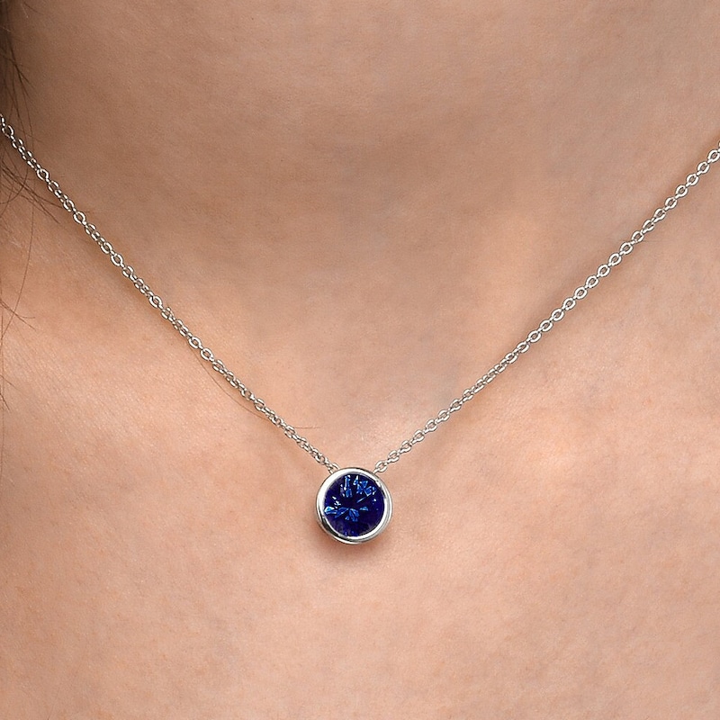 Blue Stone Pendant - Etsy