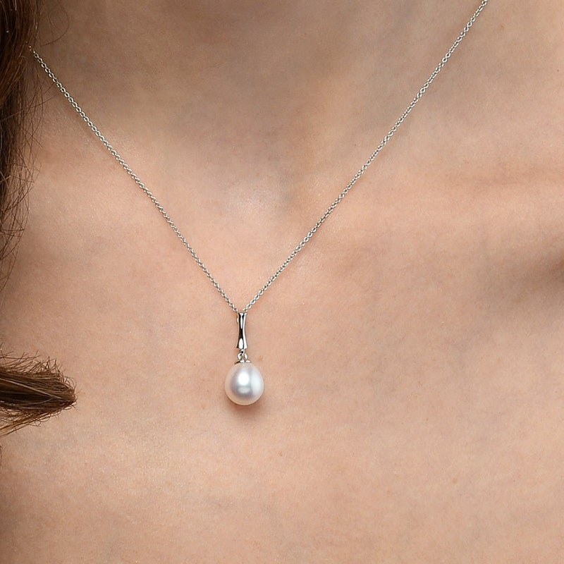 Cute Pearl Necklace - Etsy