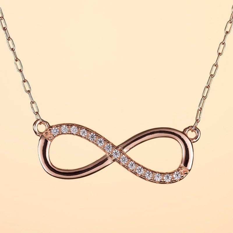Rose Gold Infinity - Etsy