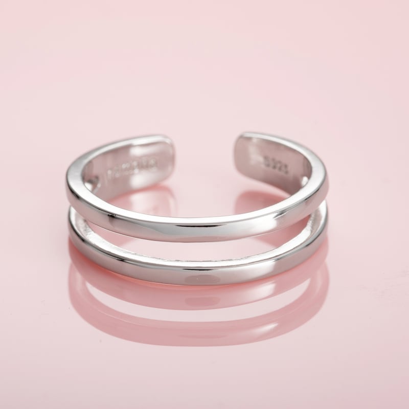 Double Toe Rings - Etsy
