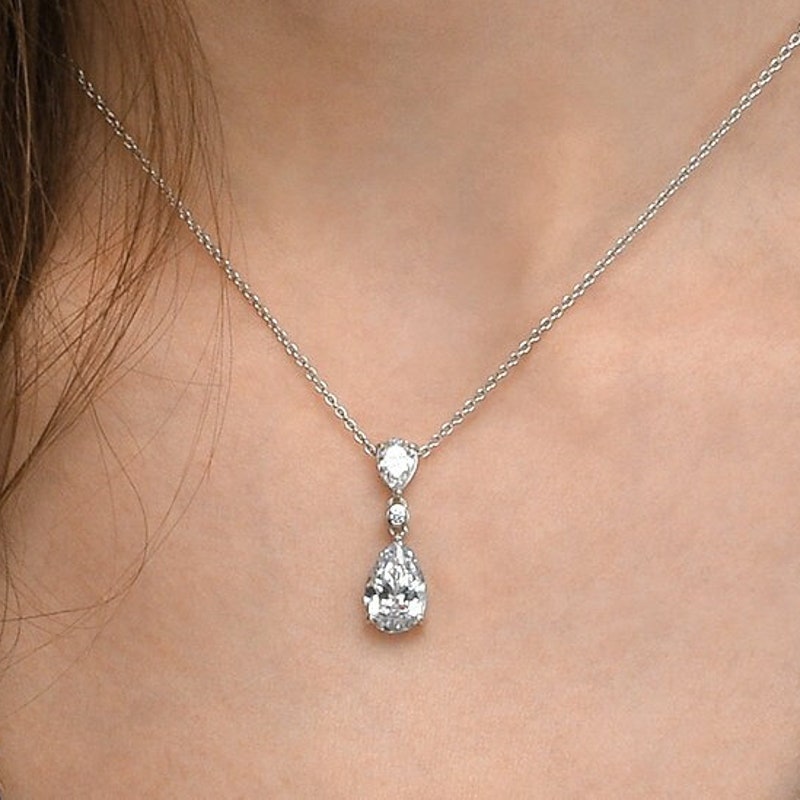 Drop Necklace - Etsy