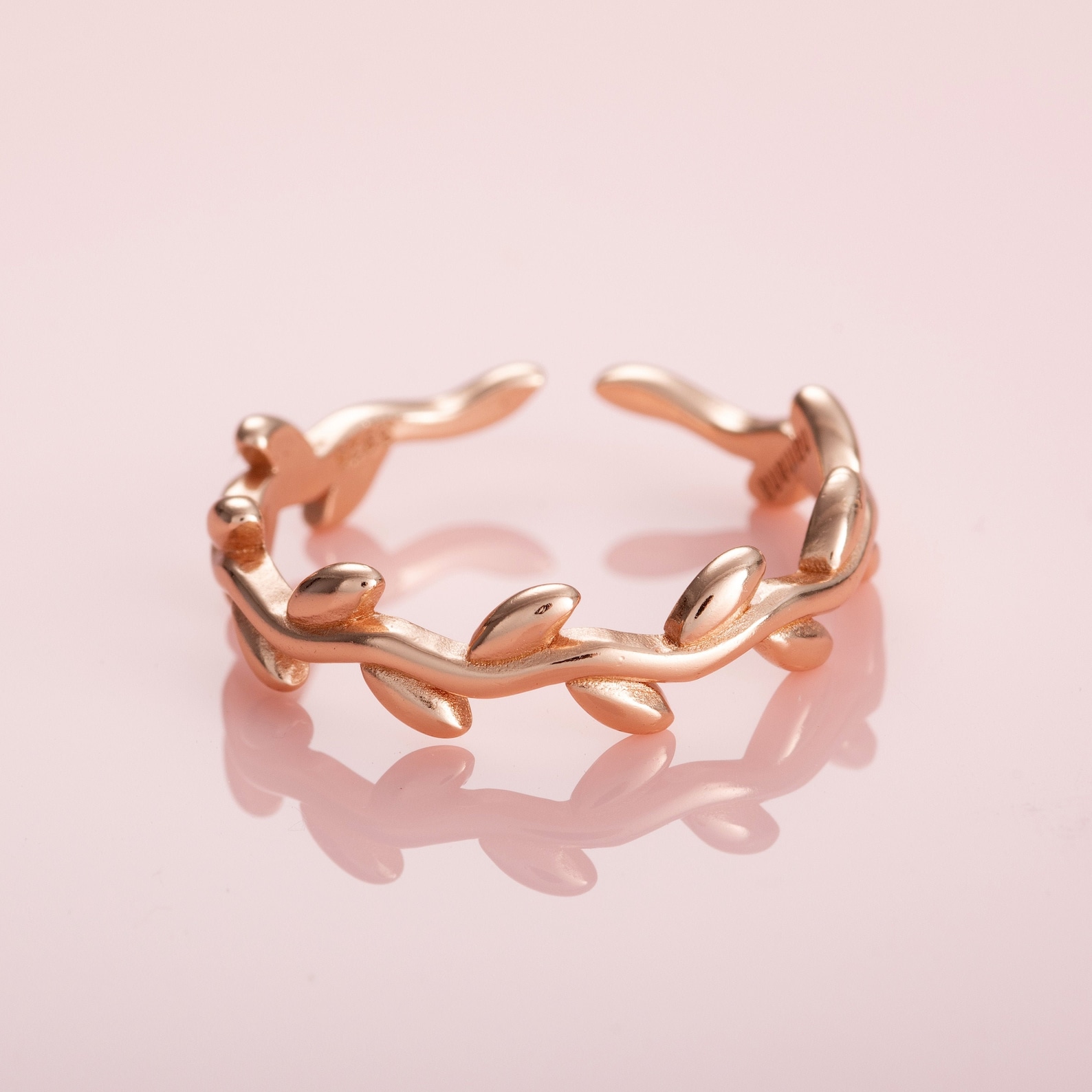 Adjustable Rose Gold Vine Toe Ring for Women Rose Gold Plated - Etsy UK