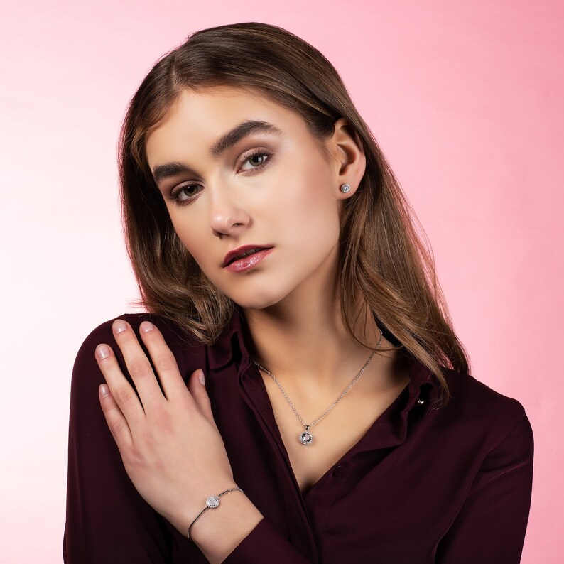 Adjustable Silver Disc Bracelet for Women Slider Bracelet for - Etsy UK