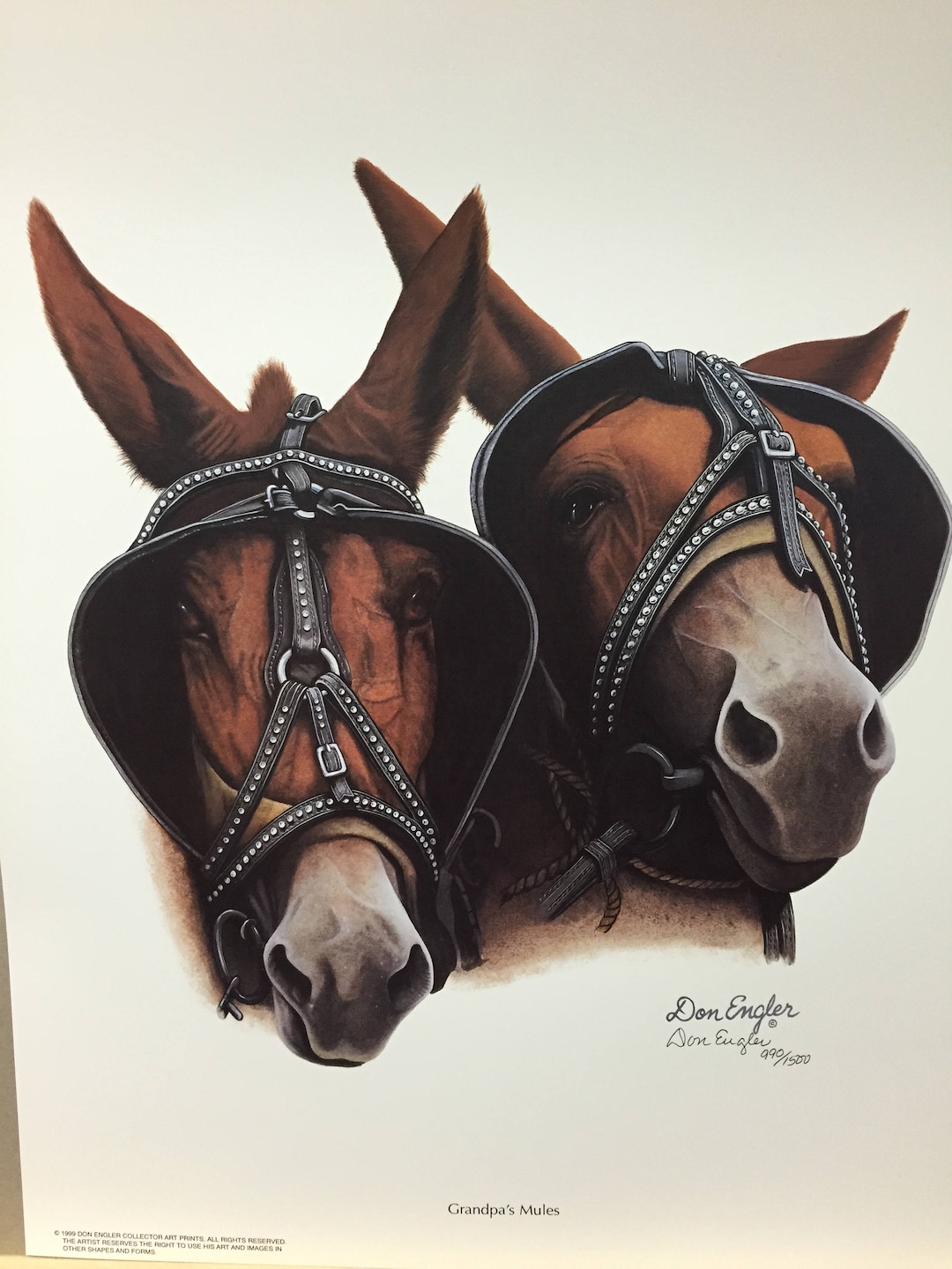 Grandpa's Mules Print - Etsy