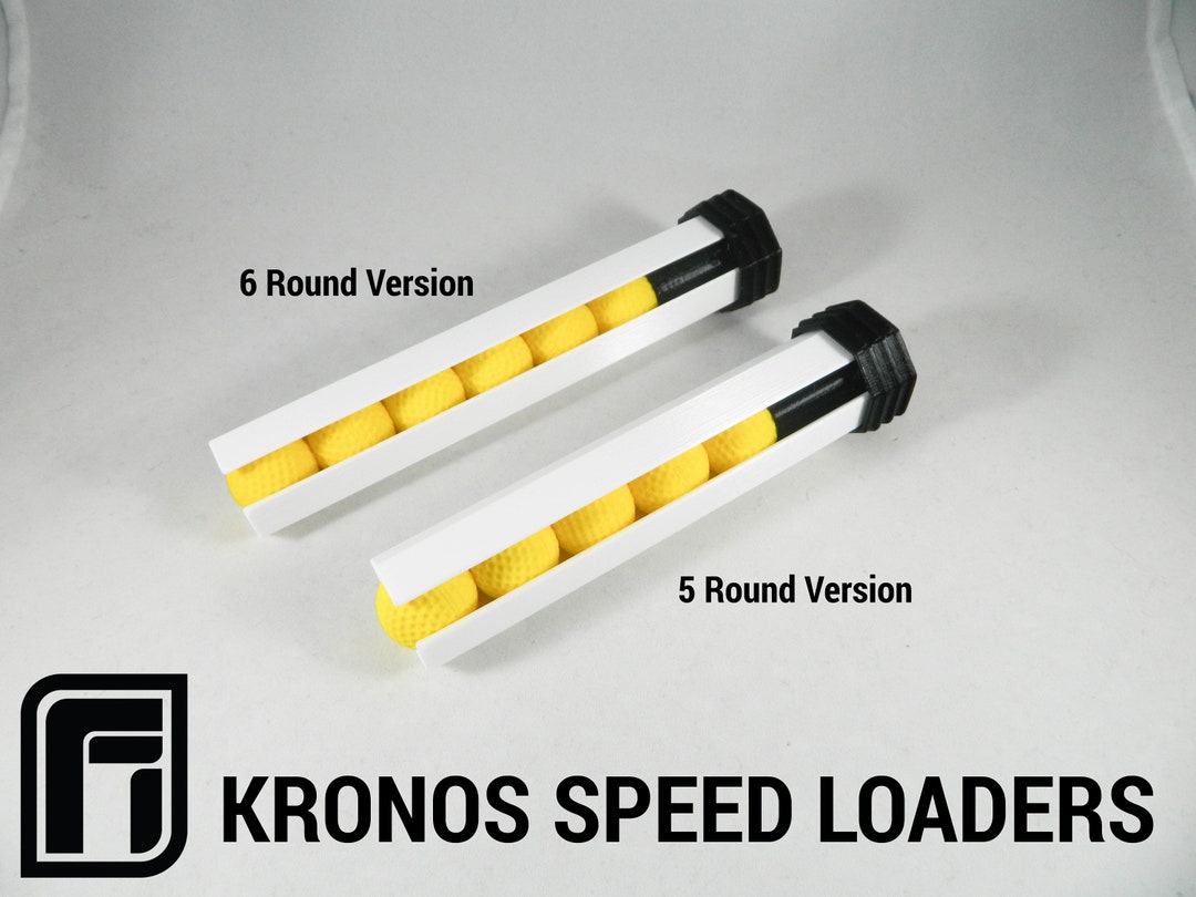 Nerf Kronos/mercury Speed Loader White - Etsy
