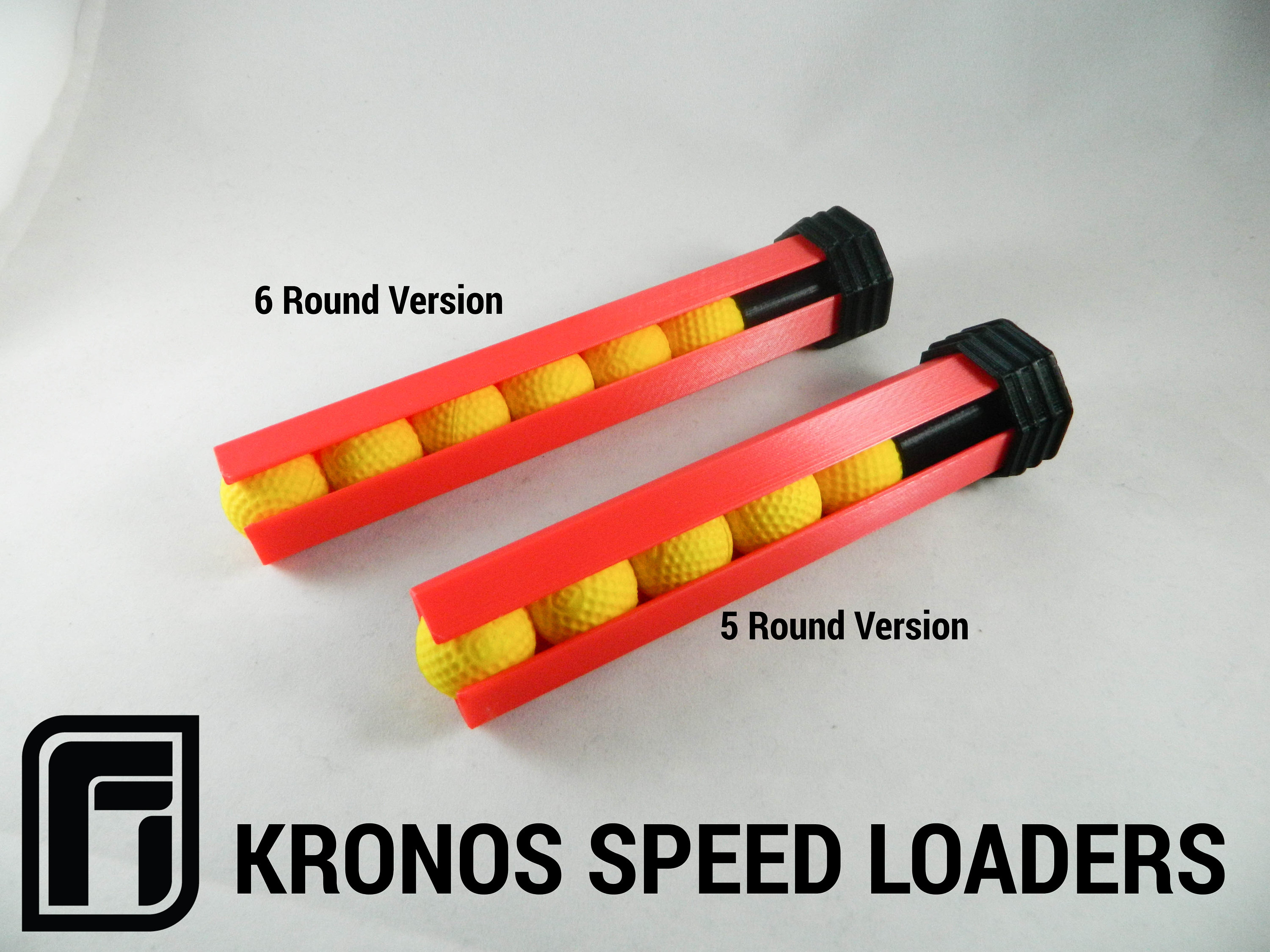 Nerf Kronos/mercury Speed Loader Red | Etsy