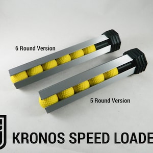 Nerf Kronos/mercury Speed Loader Silver - Etsy