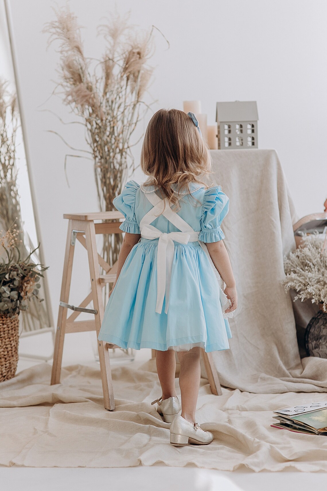 Alice baby girl dress Blue girl dress Wonderland Fairy | Etsy