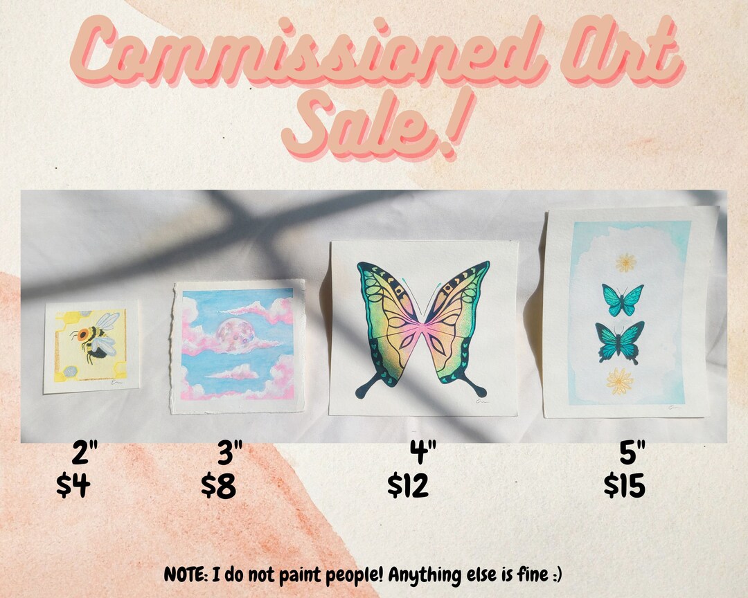 Commissioned Art Original Custom Art Bespoke Original - Etsy