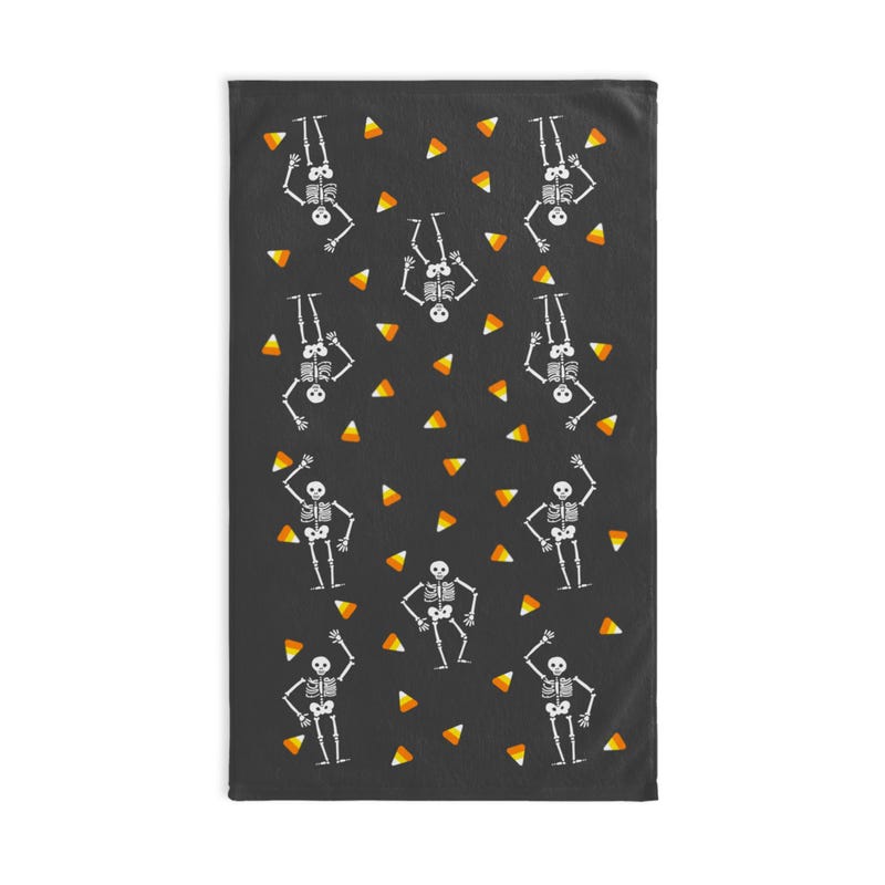 Grey Fall Hand Towel - Etsy