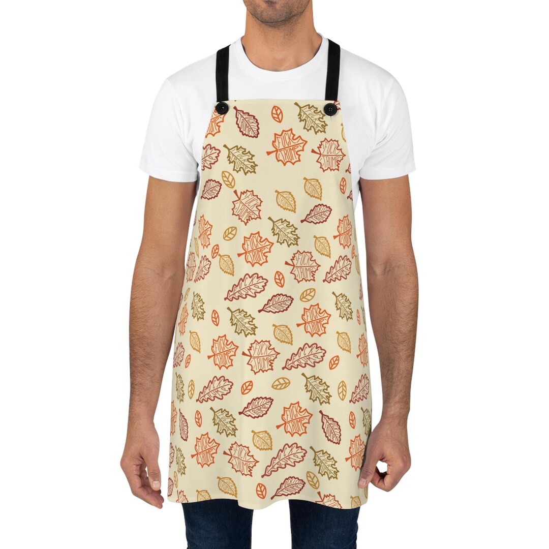 Slightly Subtle Autumn Leaves Apron, Cozy Kitchen Gift, Fall Cooking ...