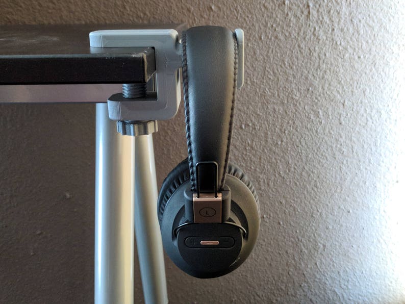 3d Printed Desk Clamp Headphone Stand | Etsy