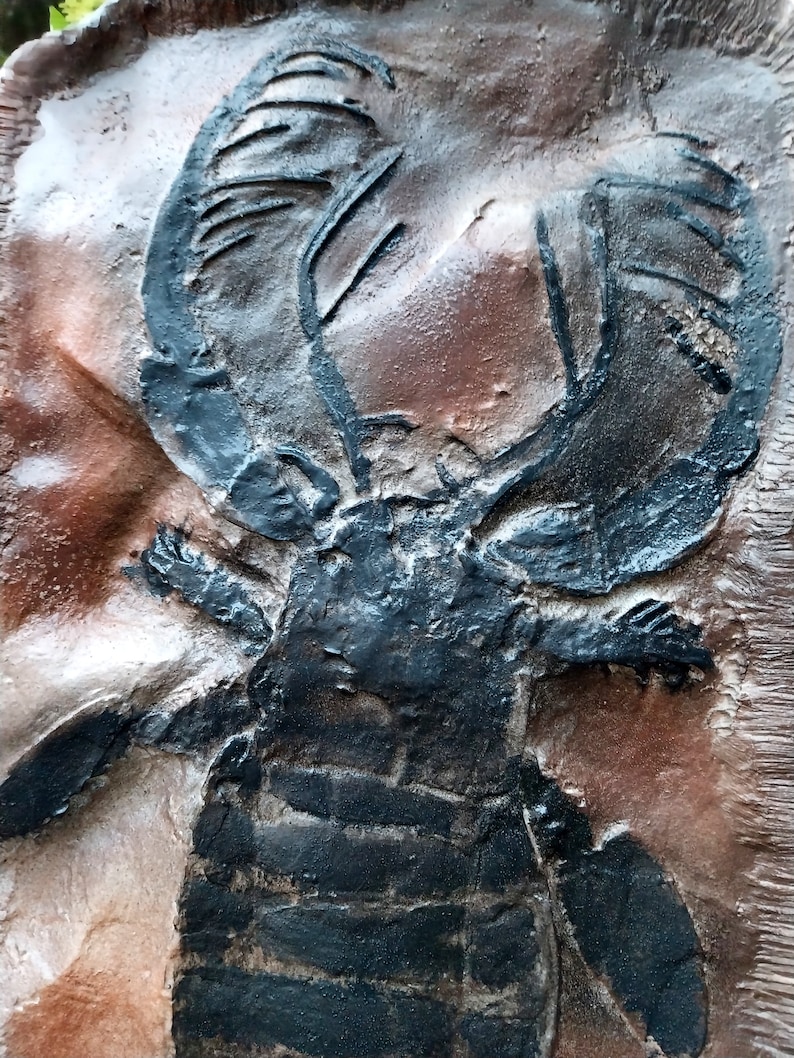 Sea Scorpion Mixopterus Kiaeri -PMFP10- Specimen From Norway. Lower ...