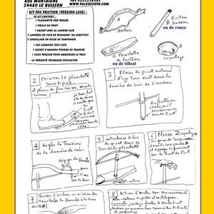 FRICTION FIRE KIT Necessary Fire Production Method by Friction. Luxury ...