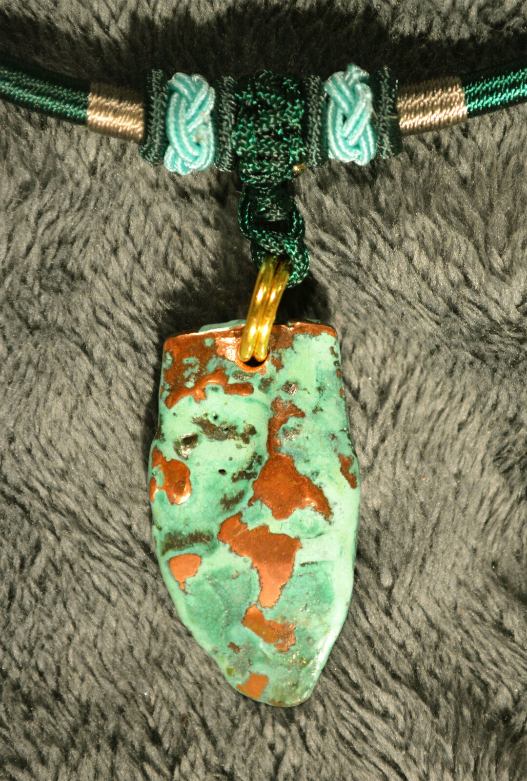 Native Cast Copper Pendant Known as "splash" N71 / Guaranteed Exclusive ...