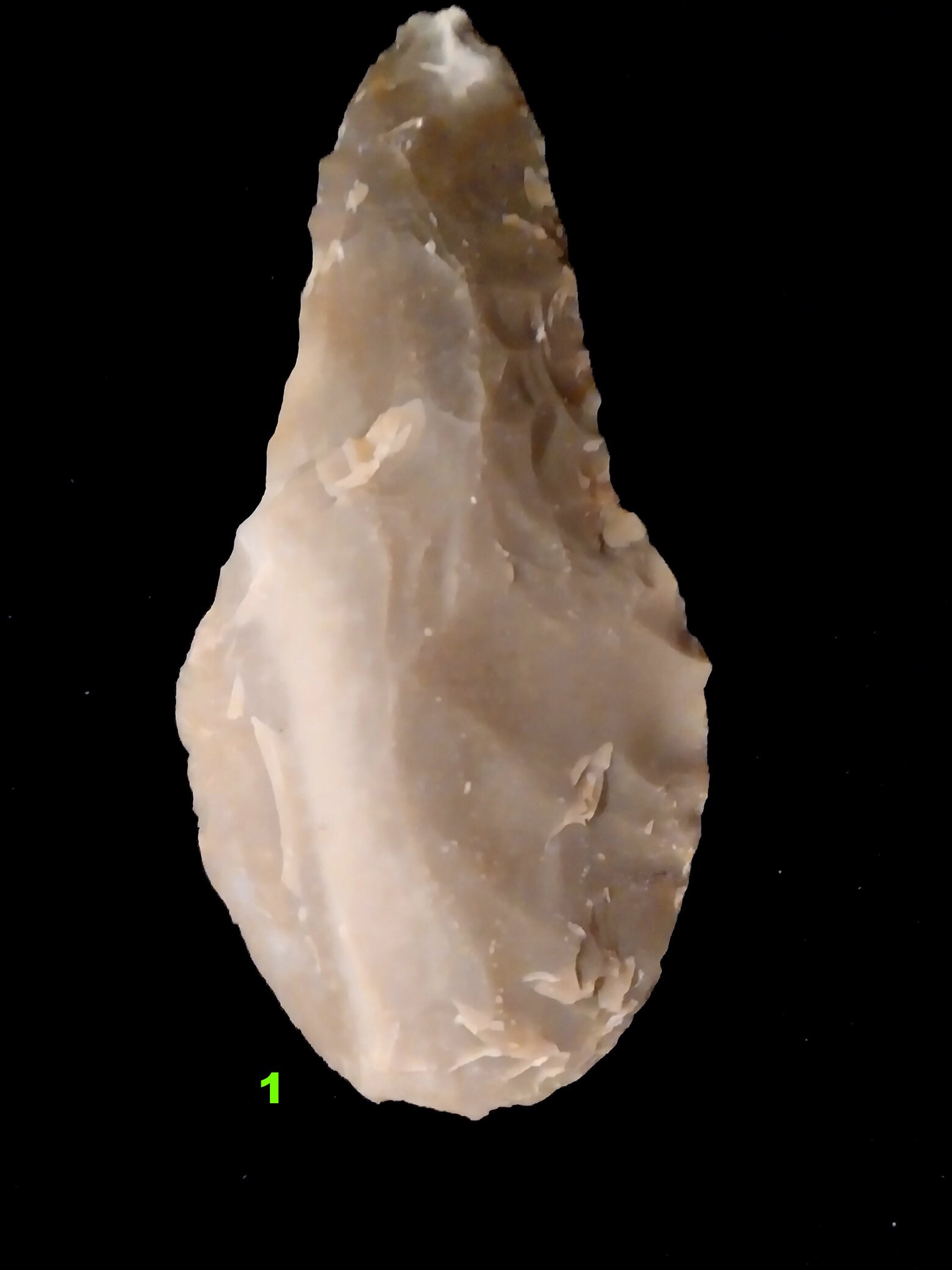 BIFACE taille MODERNE sur silex zoné de Bergerac taille - Etsy France