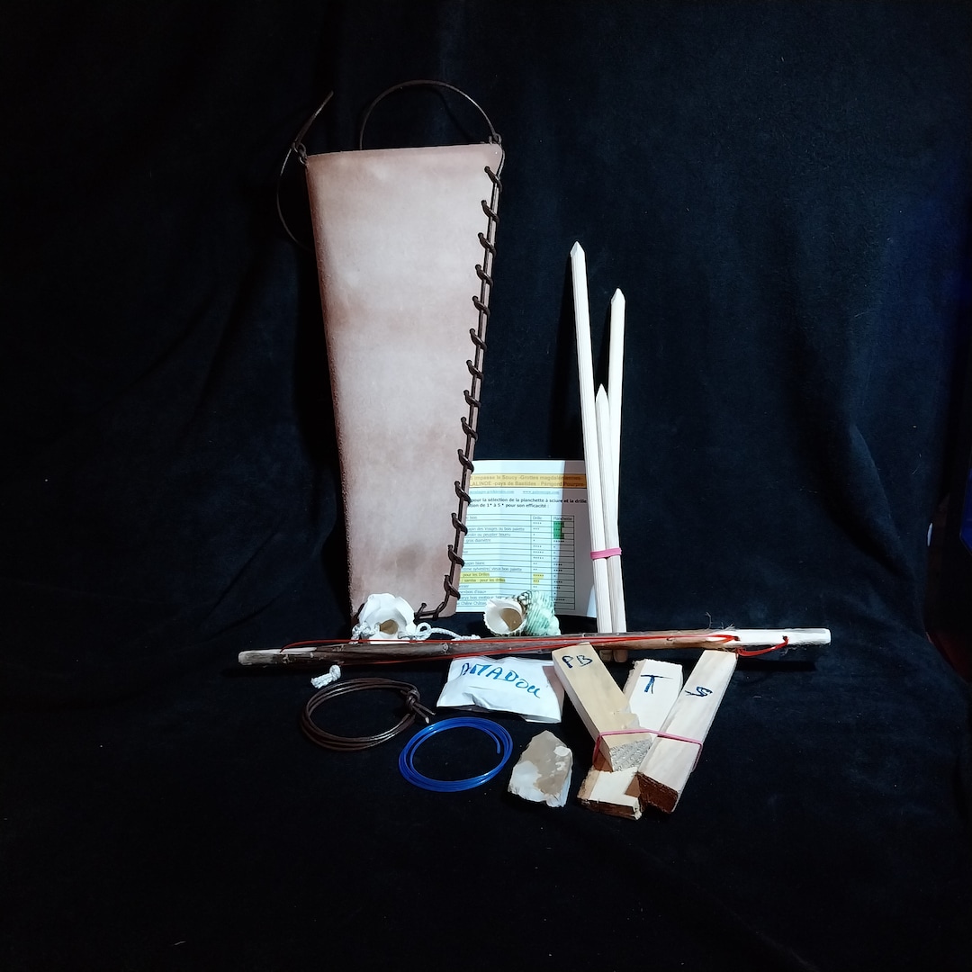 FRICTION FIRE KIT Necessary Fire Production Method by Friction. Luxury ...