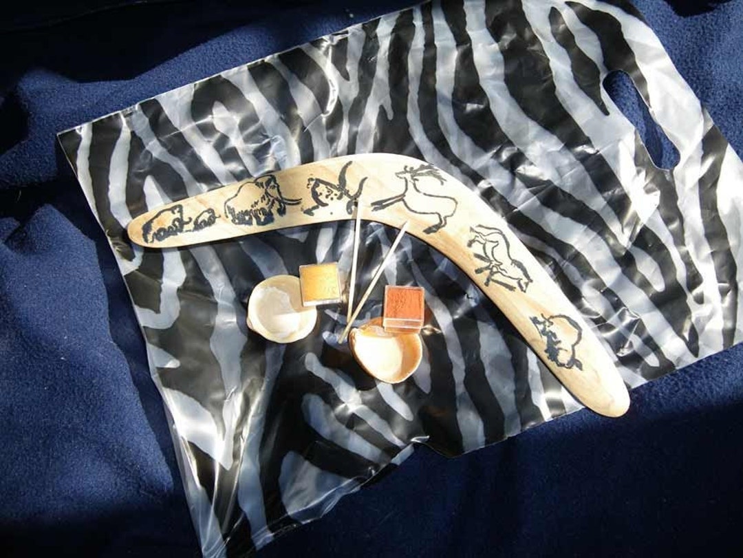 WOODEN BOOMERANG KIT to Paint Set to Decorate the Boomerang and ...